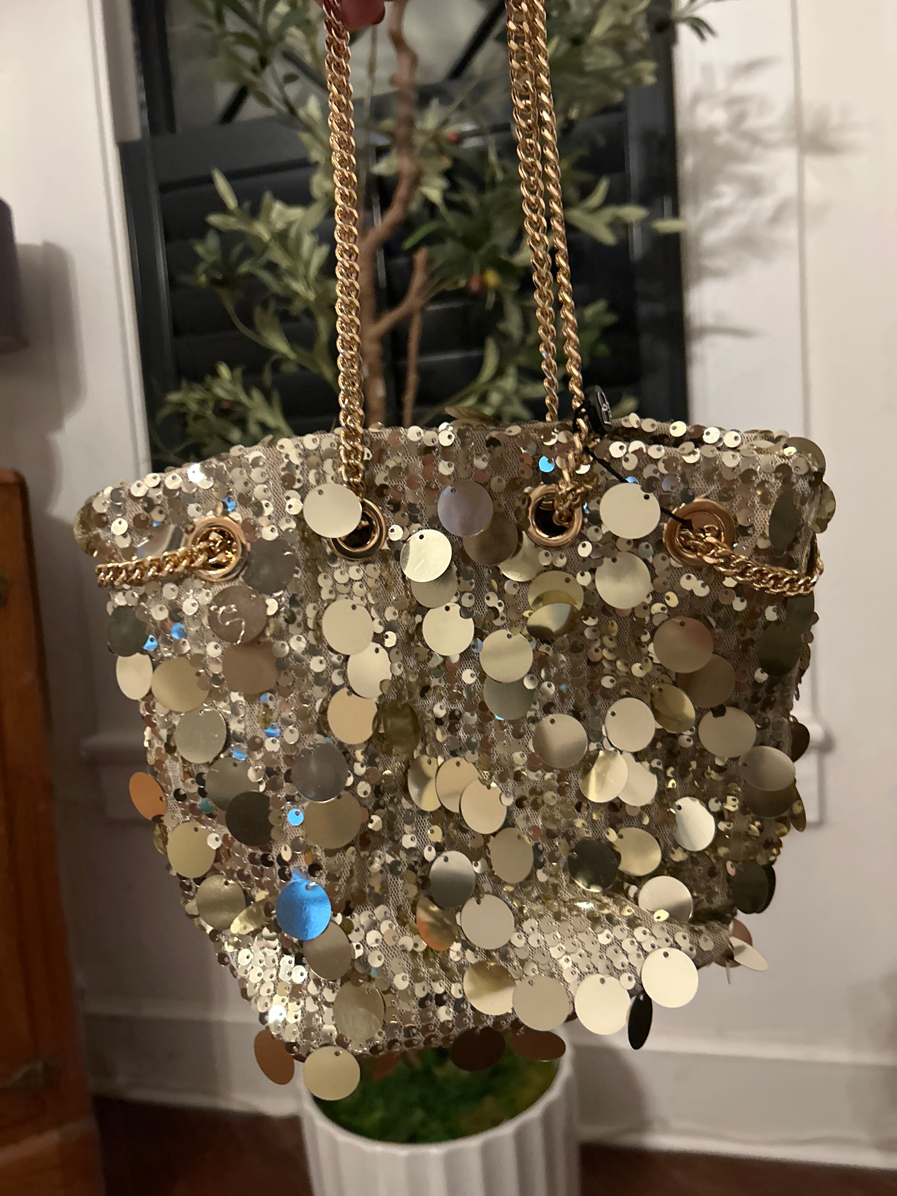 Bling Bling Gold bag – Simon and Pine